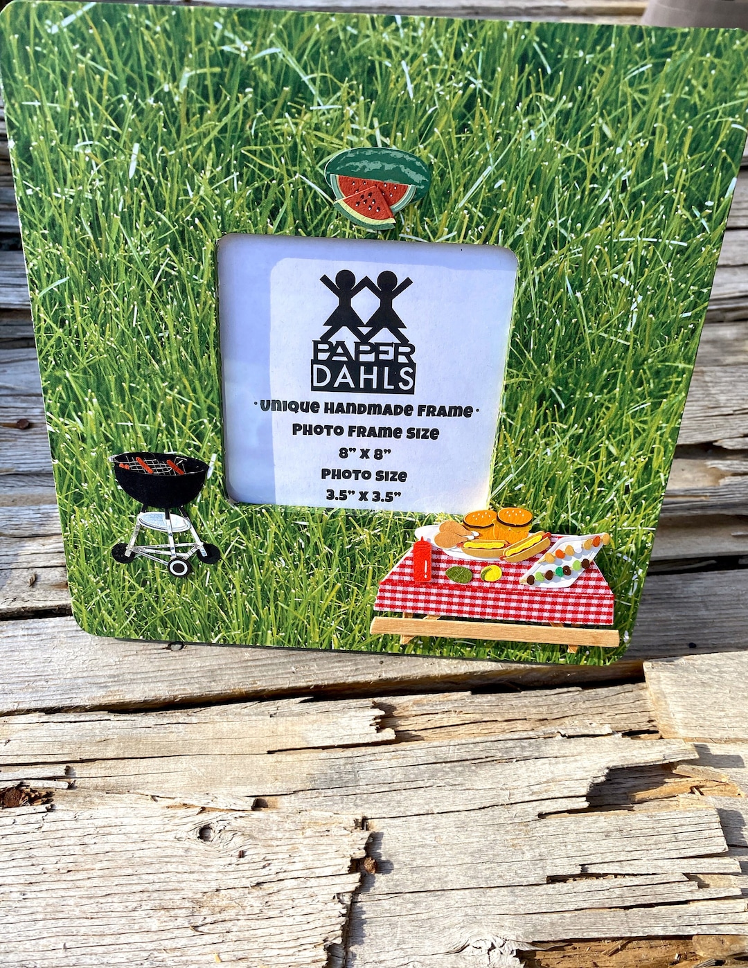 BBQ Theme Photography Frame, Grill Daddy, Backyard, Father's Day, Gift ...