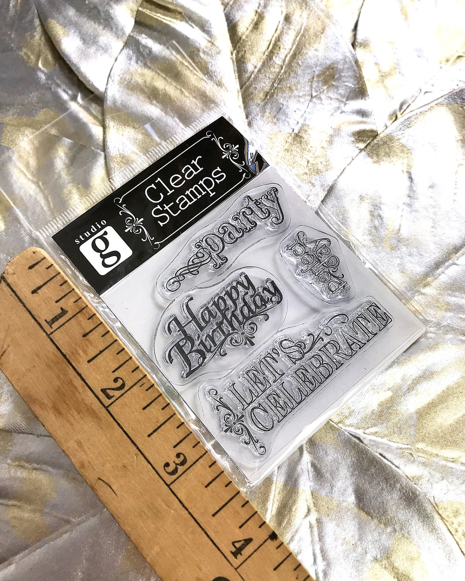 New Studio G Clear Mini Stamp Set Birthday Theme Never - Etsy