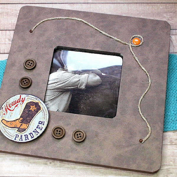 Cowboy Boot Picture Frame - Etsy