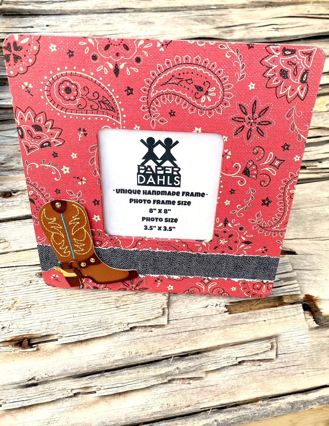 Cowboy Way Decoupage Frame, Ranch, Rodeo, Country, West, Boot, Bandana ...