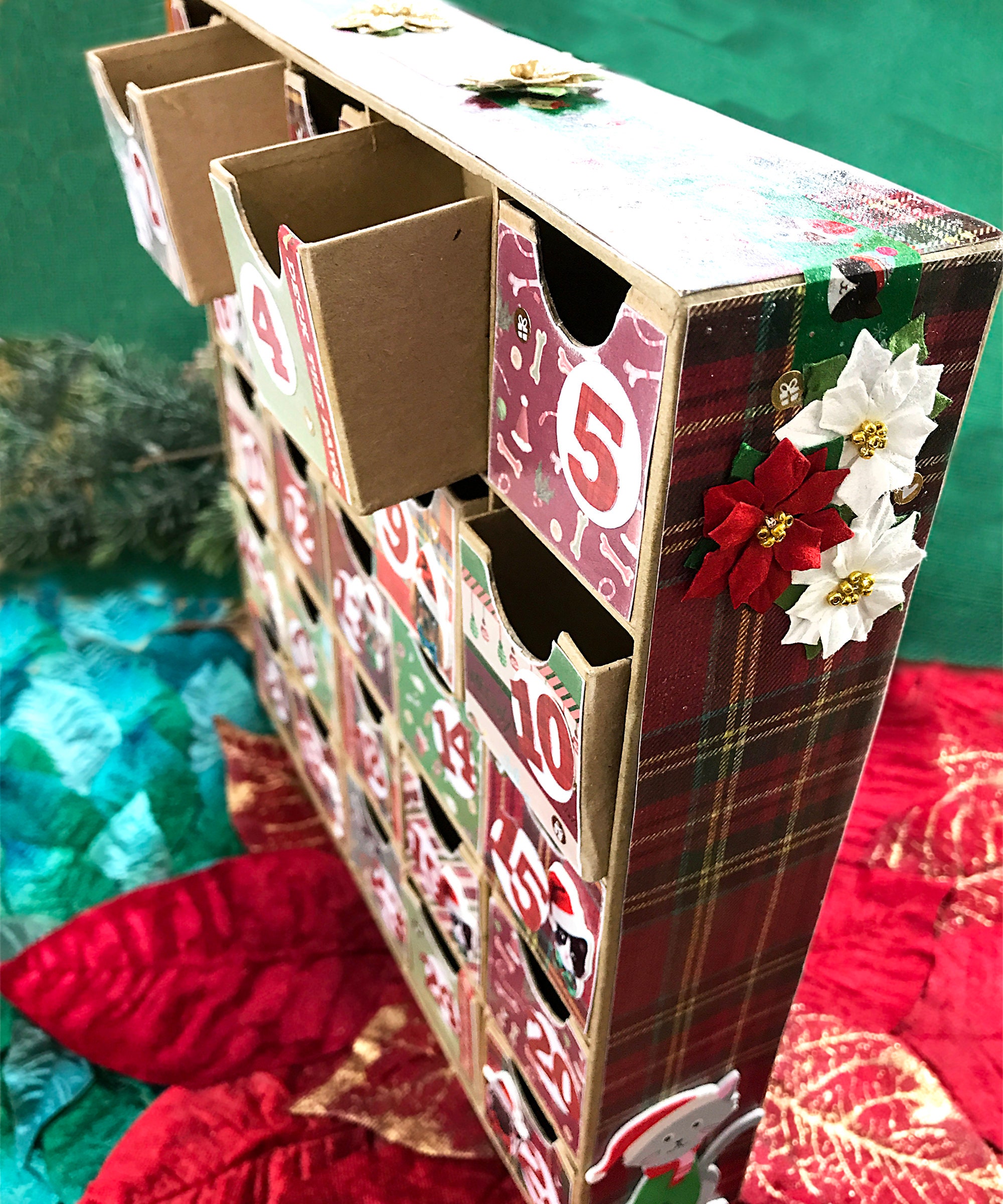 Dogs & Cats Advent Calendar, Handmade, Canine, Feline, Holiday, Pets ...