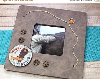 Cowboy Boot Picture Frame - Etsy