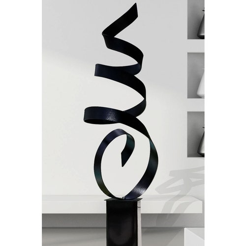 Large Metal Wall Sculpture Modern Art Work Abstract Green | Etsy