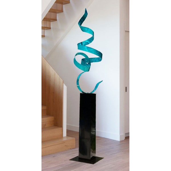 Tall Glass Sculpture - Etsy