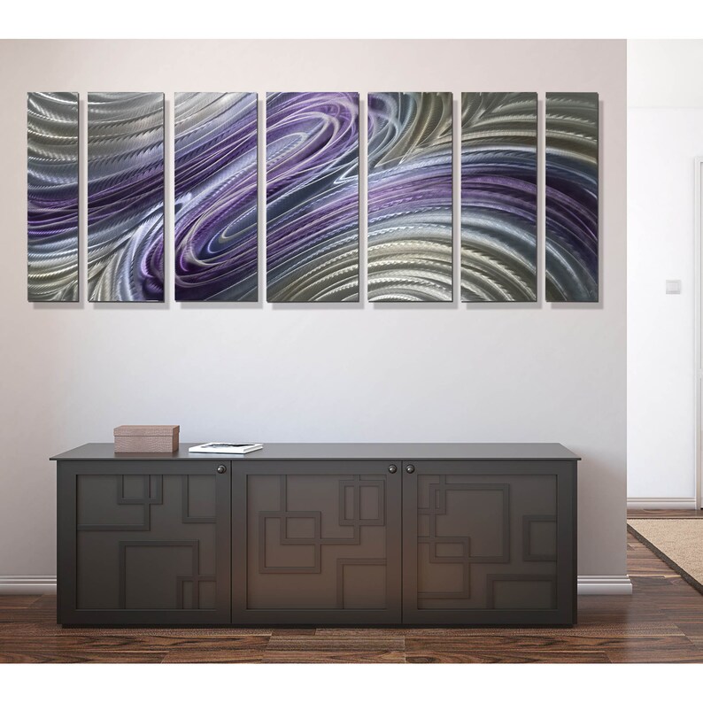 Metal Wall Art Multi Panel Wall Art Abstract Painting Large - Etsy
