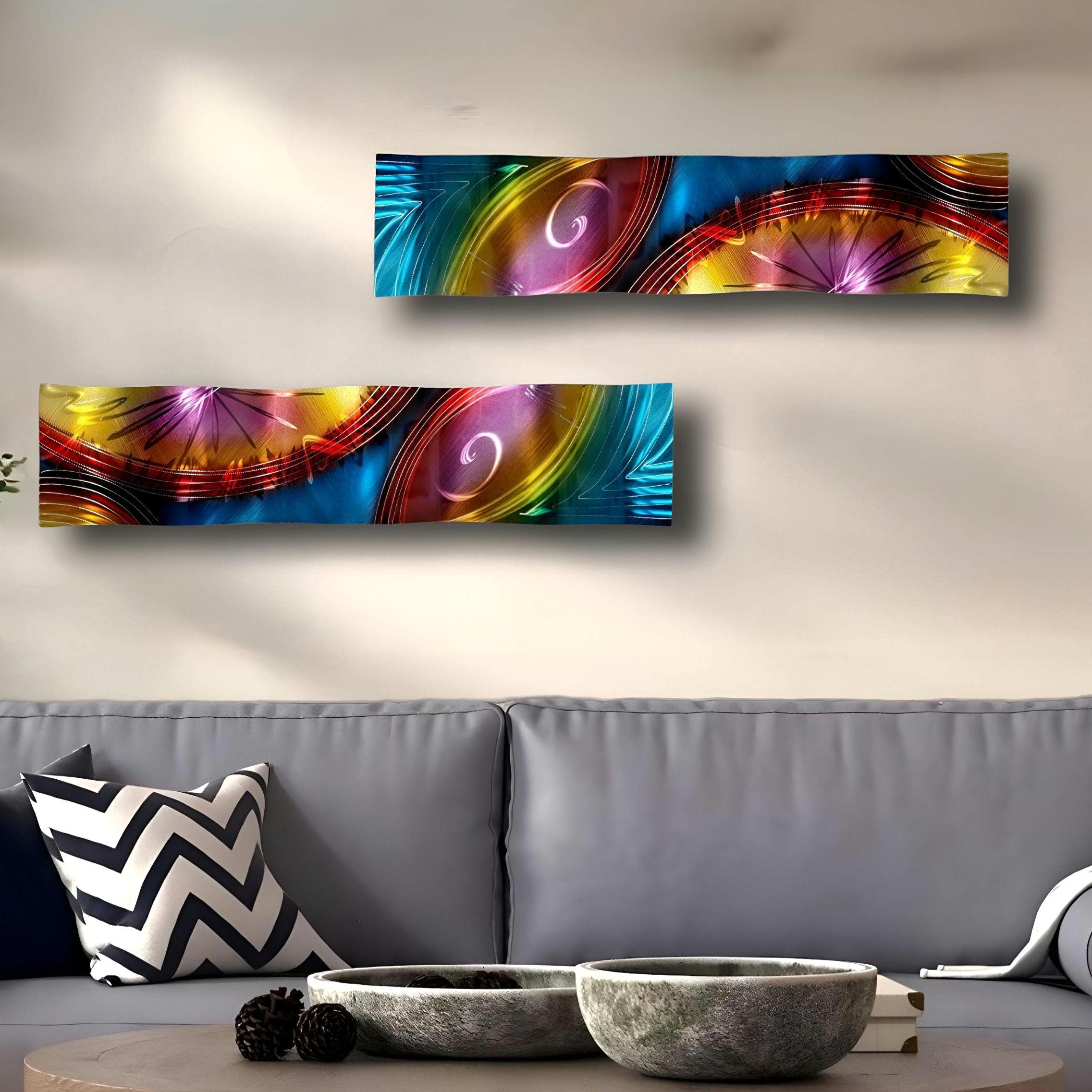 Abstract Metal Wall Art, Modern 3D Sculpture by Jon Allen - Etsy