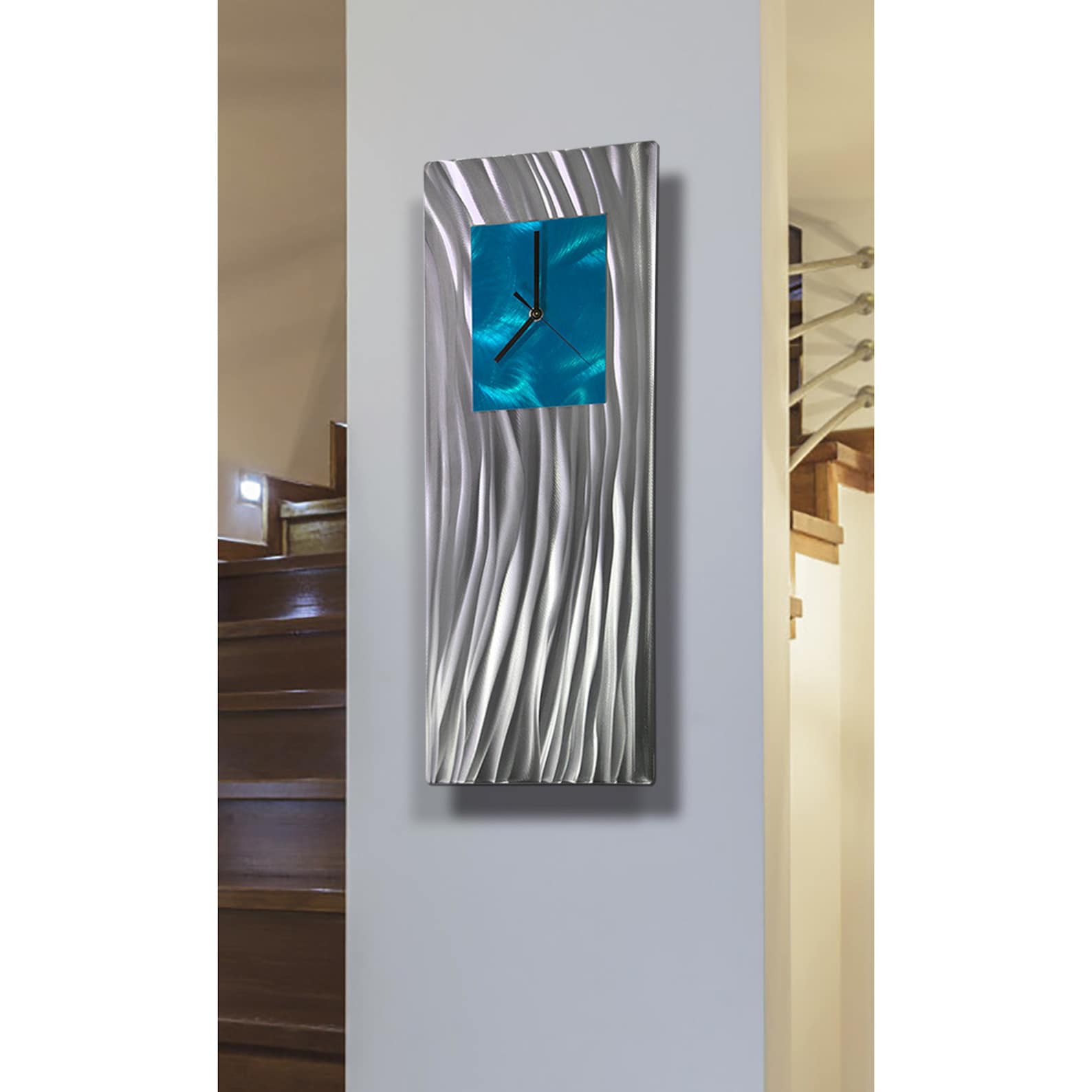Metal Wall Clock Abstract Functional Art Modern Metal Art - Etsy