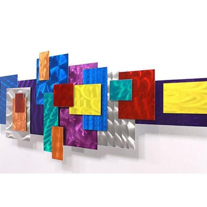 Metal Abstract Sculptured Wall Art - Etsy