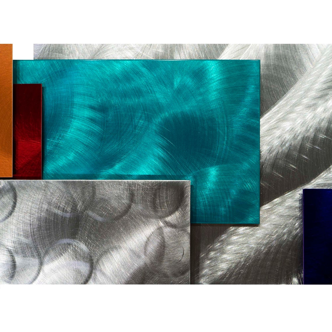 Metal Wall Art Large Geometric Art Abstract 3D Wall - Etsy