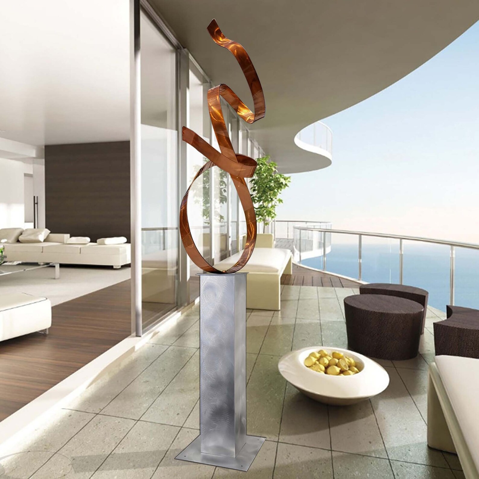 Large Metal Sculpture Indoor Outdoor Art Modern Metal Art - Etsy