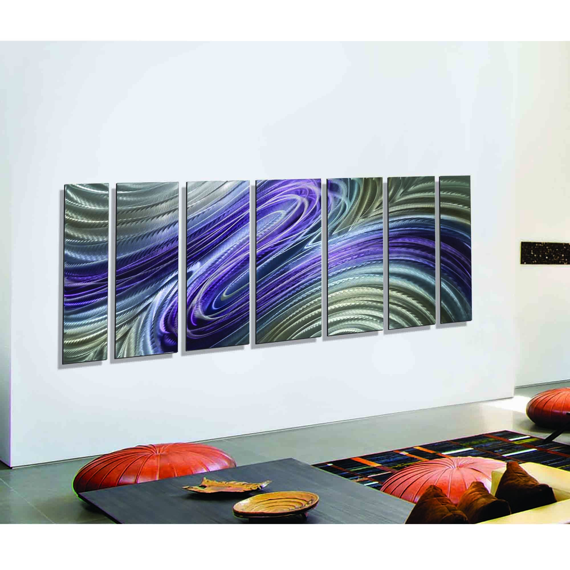 Metal Wall Art Multi Panel Wall Art Abstract Painting Large - Etsy