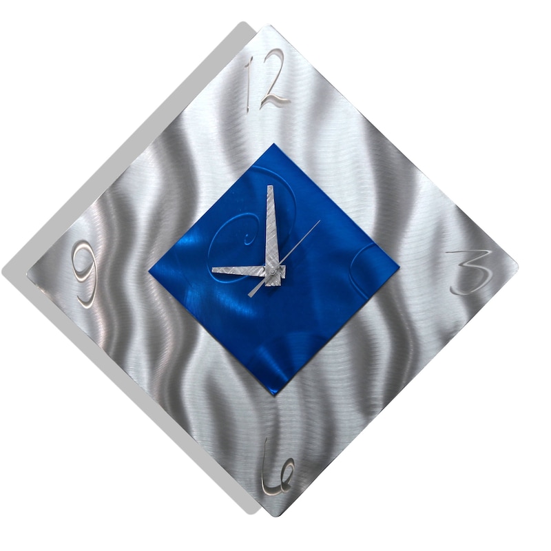 Abstract Clock Art - Etsy