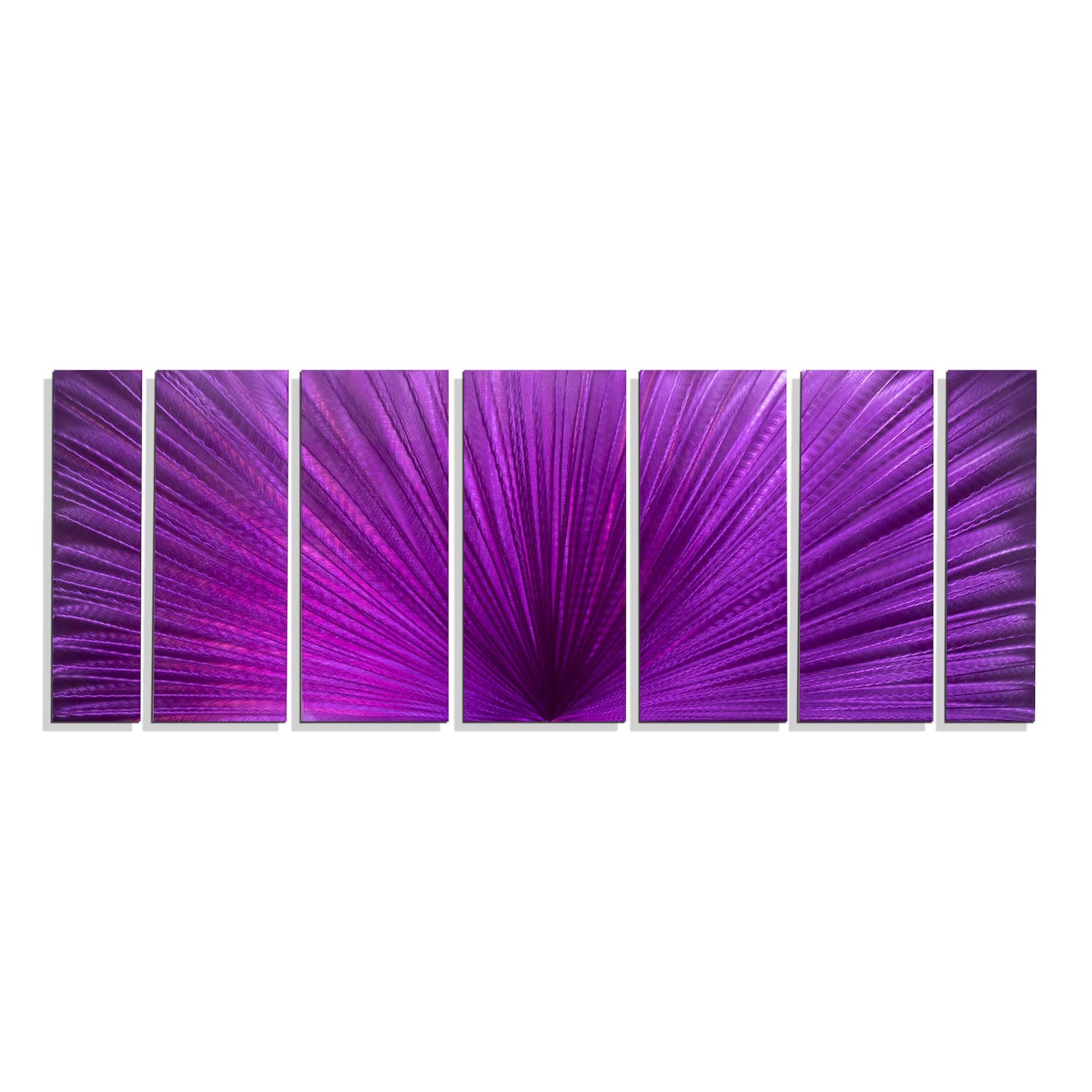Metal Wall Art Purple Abstract Painting Modern Wall Hanging - Etsy