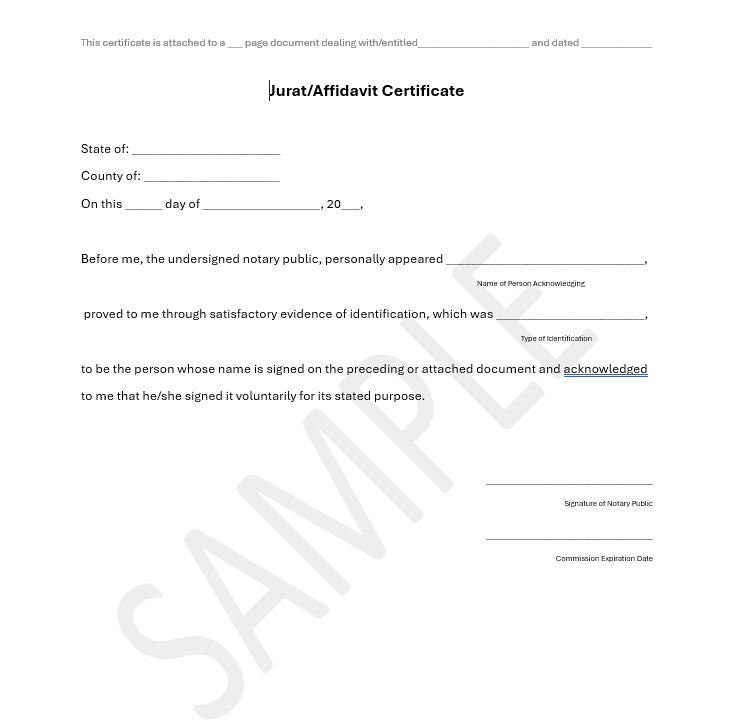 Notary Public Template Collection #1 - Etsy