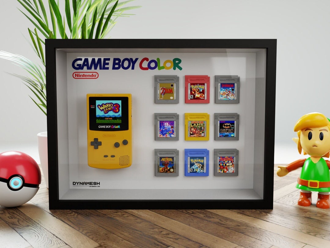 Nintendo Gameboy Color 3D Frame Diorama Shadowbox Customizable ...