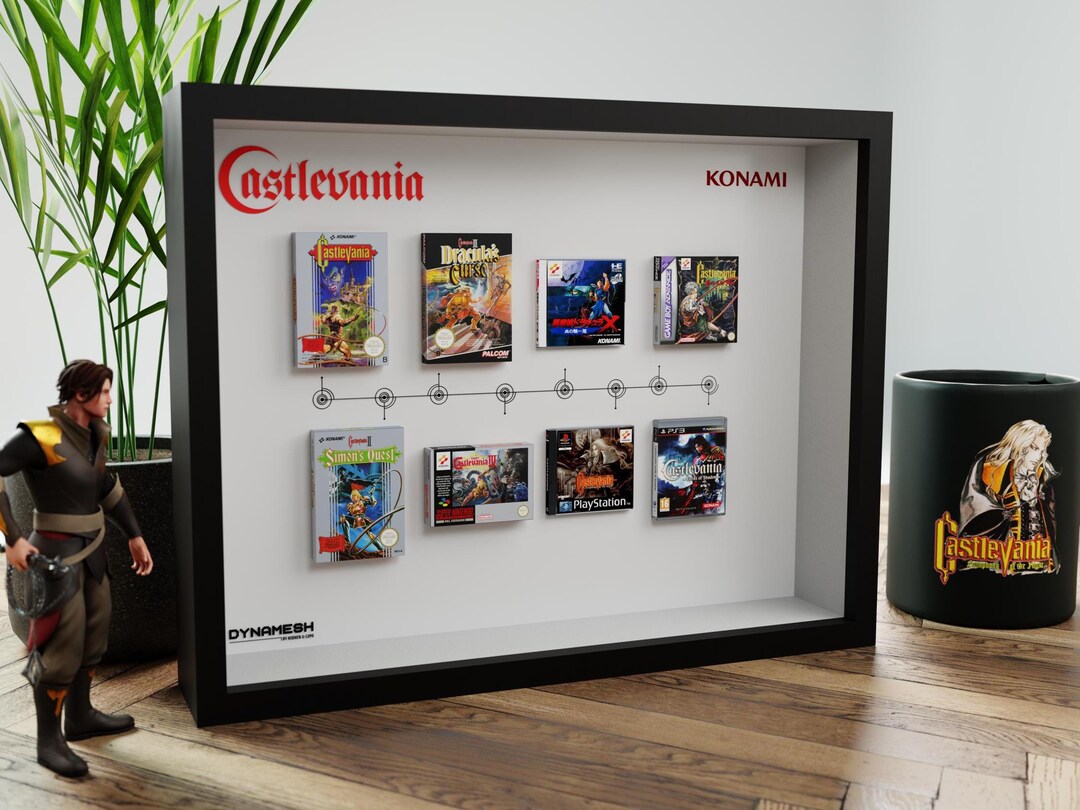 Castlevania Timeline 3D Frame, Miniature Video Game Reproduction - Etsy UK