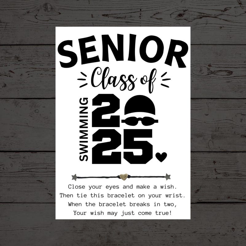 Swim Team Senior Night - Etsy