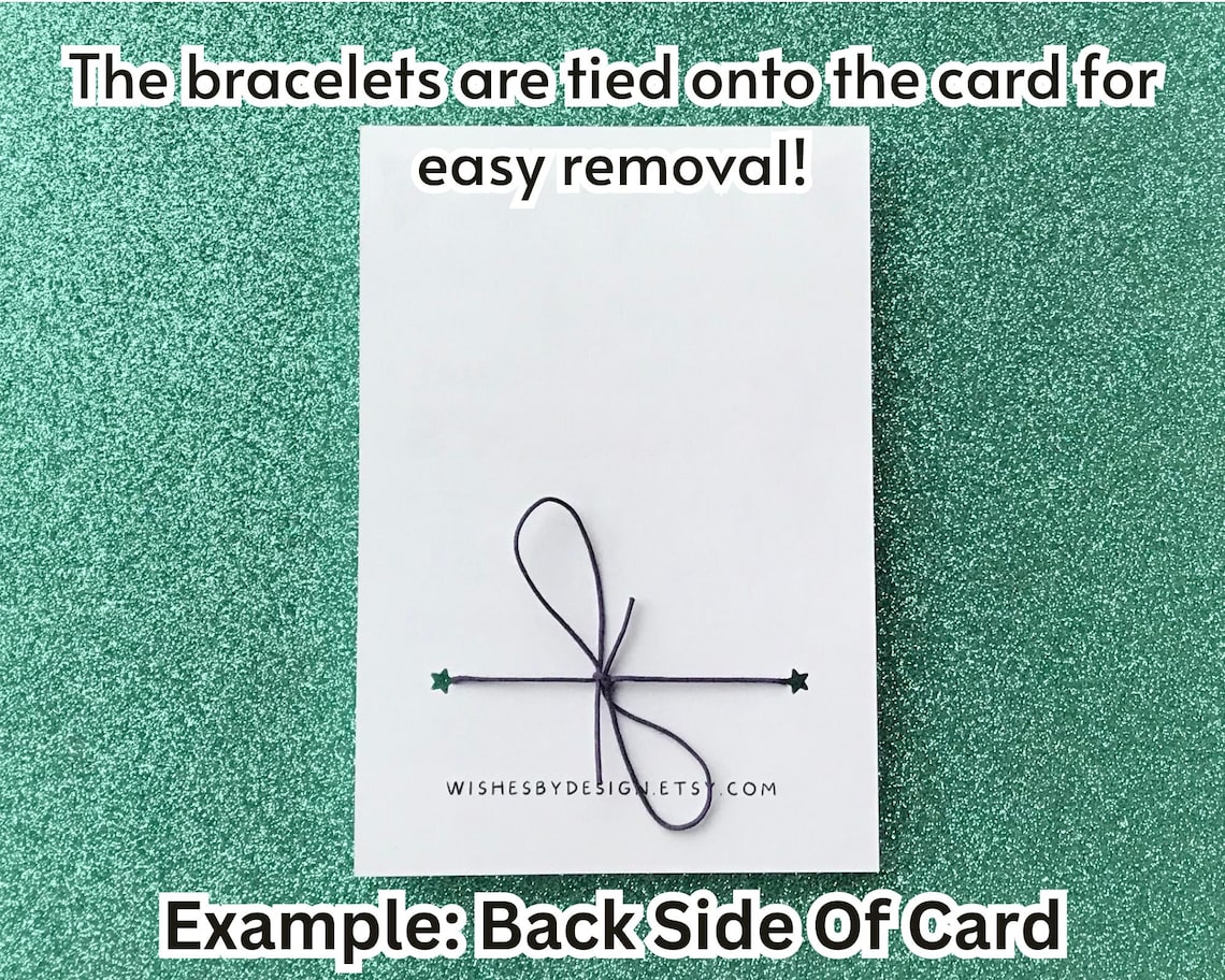 8th Grade GRADUATE Card, Wish Bracelet, Party Favors, Graduation 2026 ...