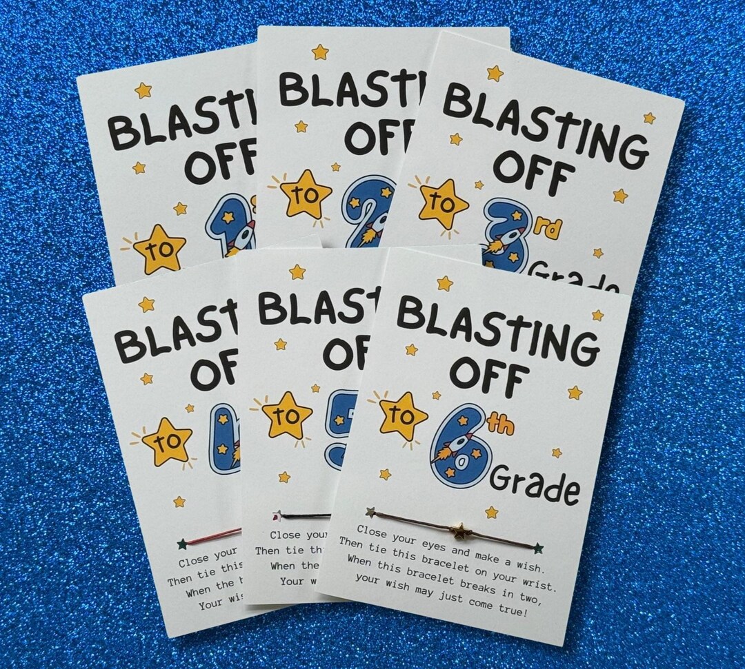 Blasting off to (1st Grade, 2nd Grade, 3rd Grade, 4th Grade, 5th Grade ...
