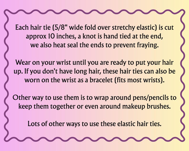 Girls Weekend Gift, Hair Tie Favor, Girls Weekend Party Favors, Elastic ...