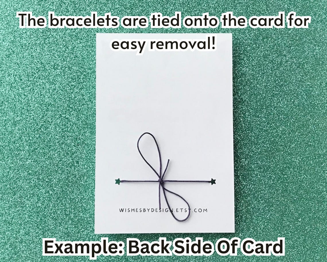 So Long SUMMER Hello SIXTH Grade Card - Wish Bracelet, 6th Grade Gift ...