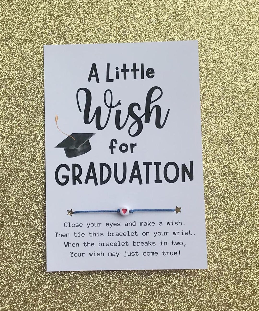 A Little Wish for Graduation, Wish Bracelet, Gifts, Graduation Card ...