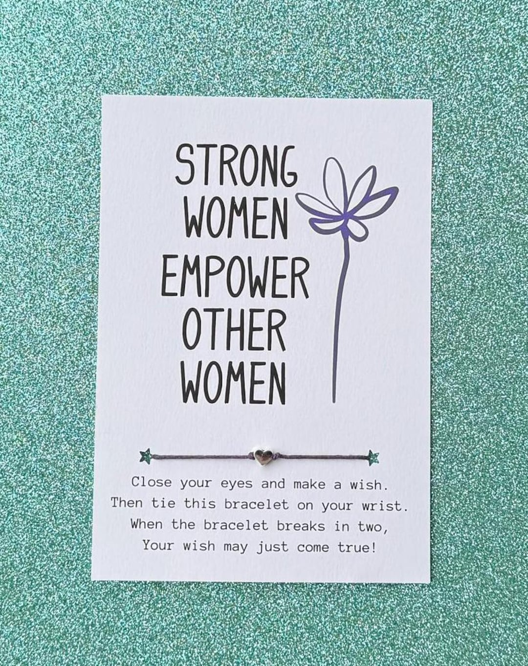 Strong Women Empower Other Women Card, International Women's Day Card ...