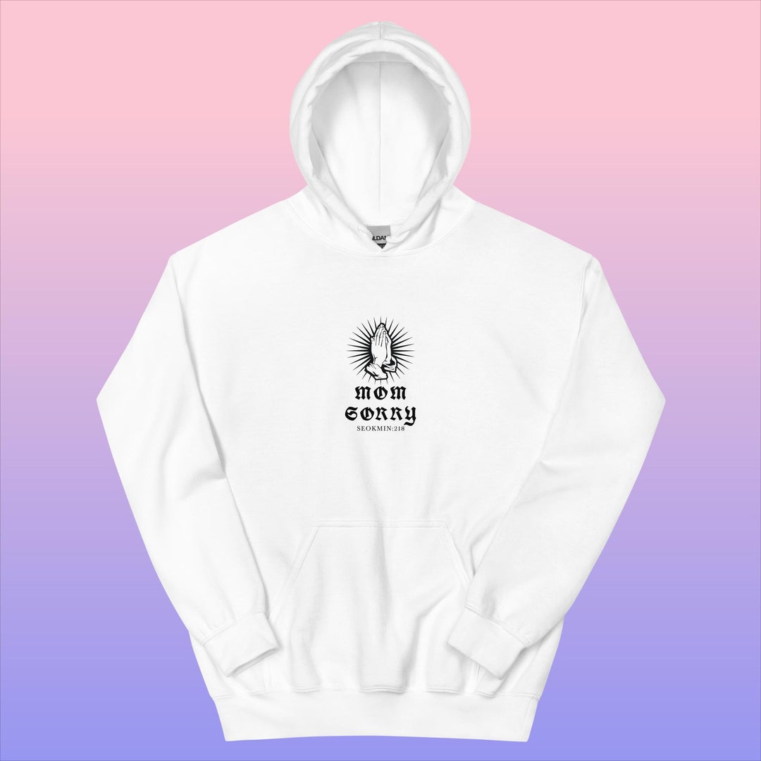 Seventeen DK 'MOM SORRY' Meme Printed Hoodie - Etsy