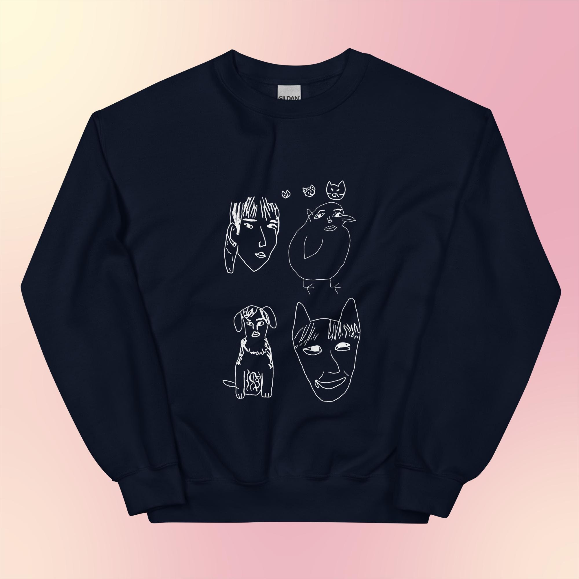 Stray Kids Lee Know Member Doodles 'maknae Line' Printed Meme Merch - Etsy