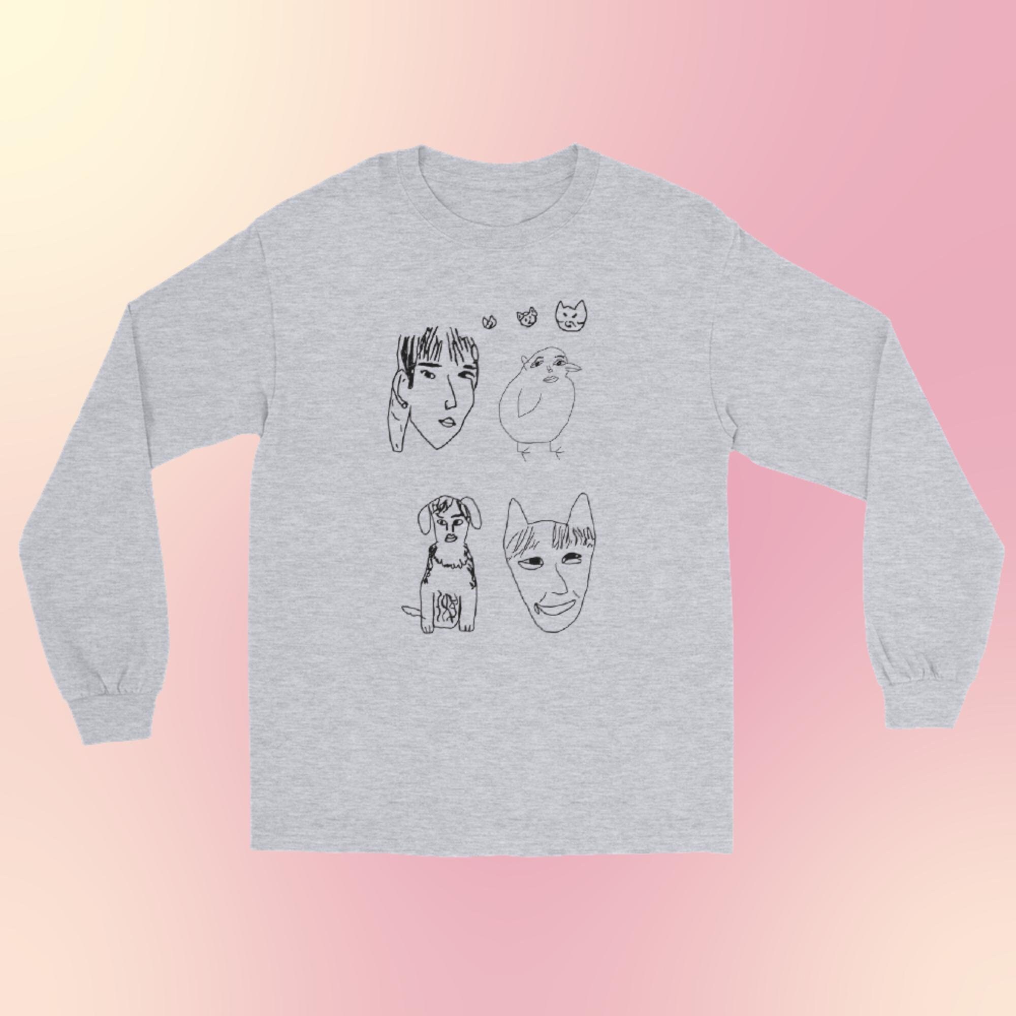 Stray Kids Lee Know Member Doodles 'maknae Line' Printed Meme Merch - Etsy