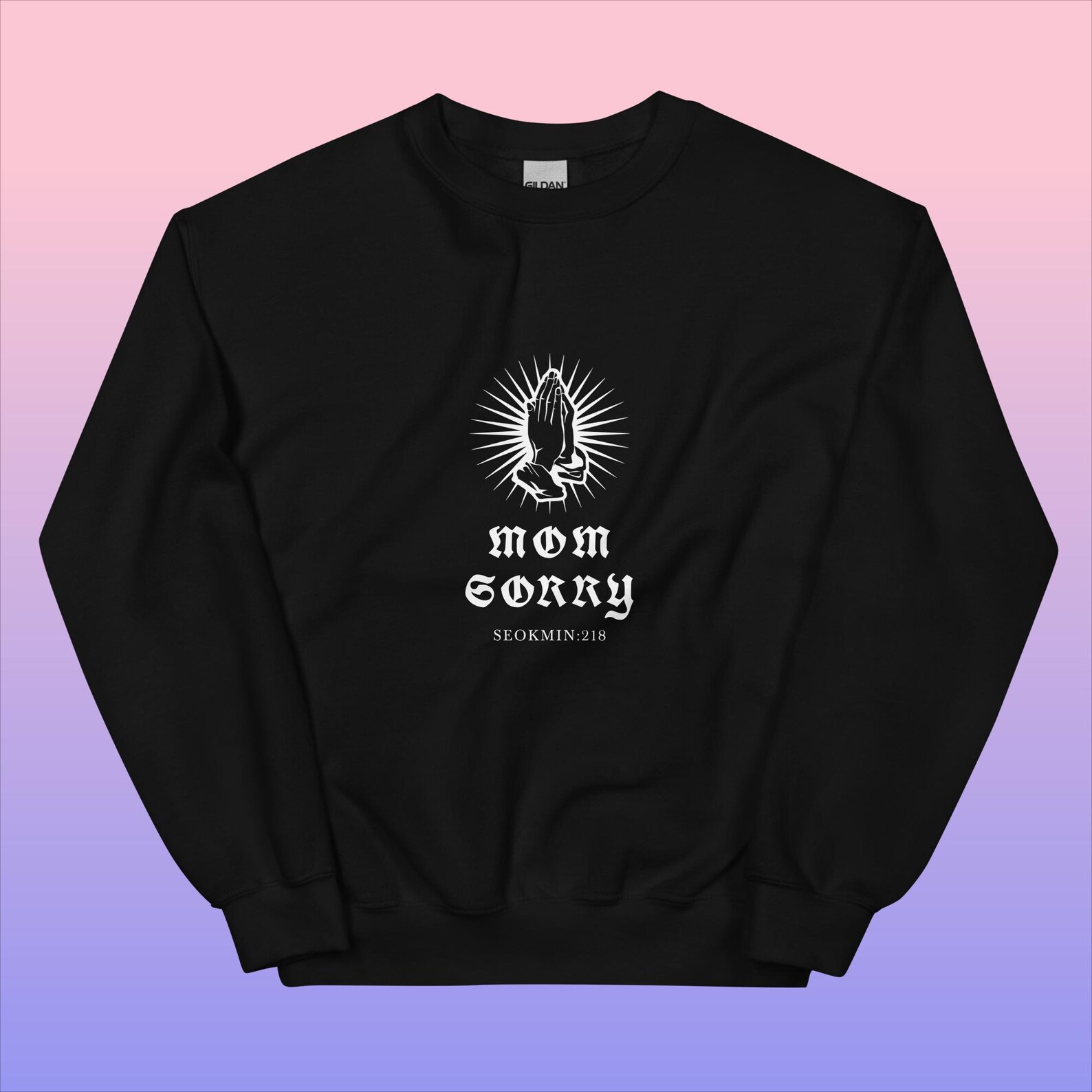 Seventeen DK 'MOM SORRY' Meme Printed Sweatshirt - Etsy
