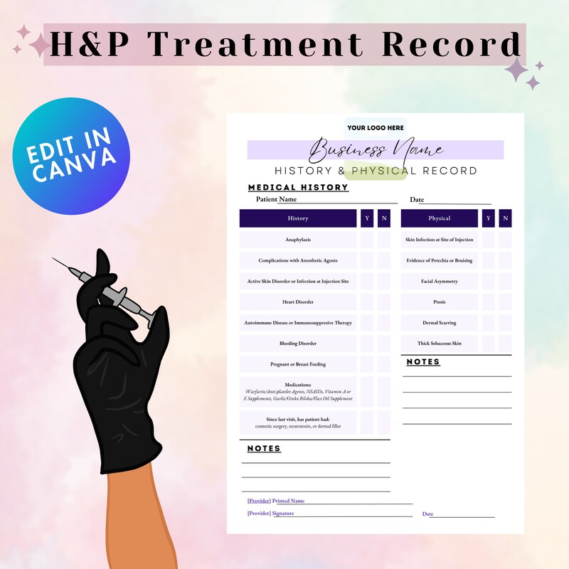 Spa Paperwork - Etsy