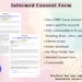 Editable Med Spa Consent Form: Neurotoxin Injection Template (digital ...