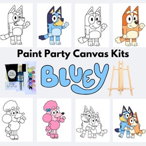 Bluey Birthday Party, Kids Birthday Ideas, Custom Kids Paint Party ...