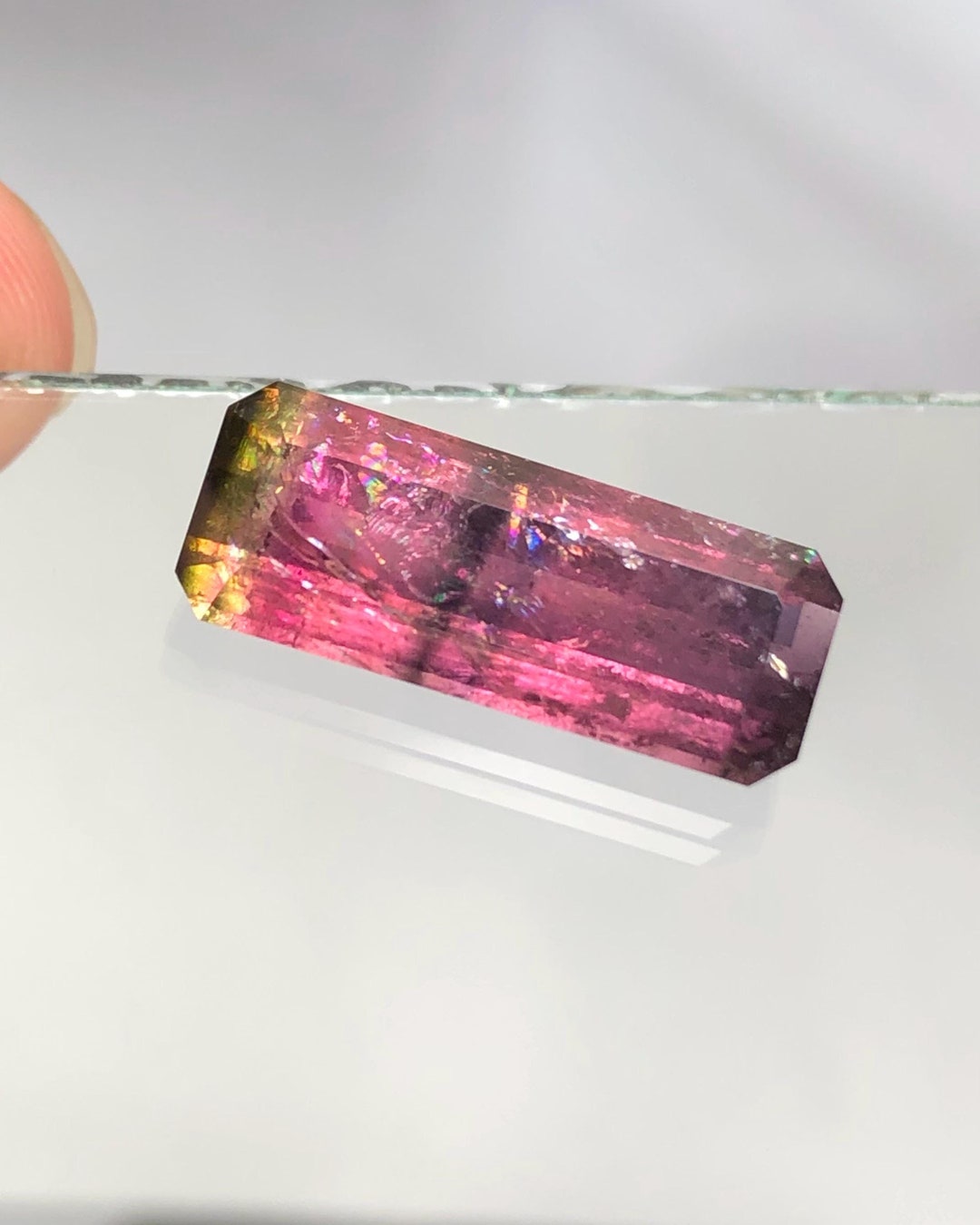 Natural Tri Color Tourmaline - Etsy