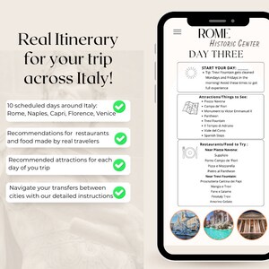 Italy Digital Travel Itinerary| Complete Italy Itinerary Ready to Use ...