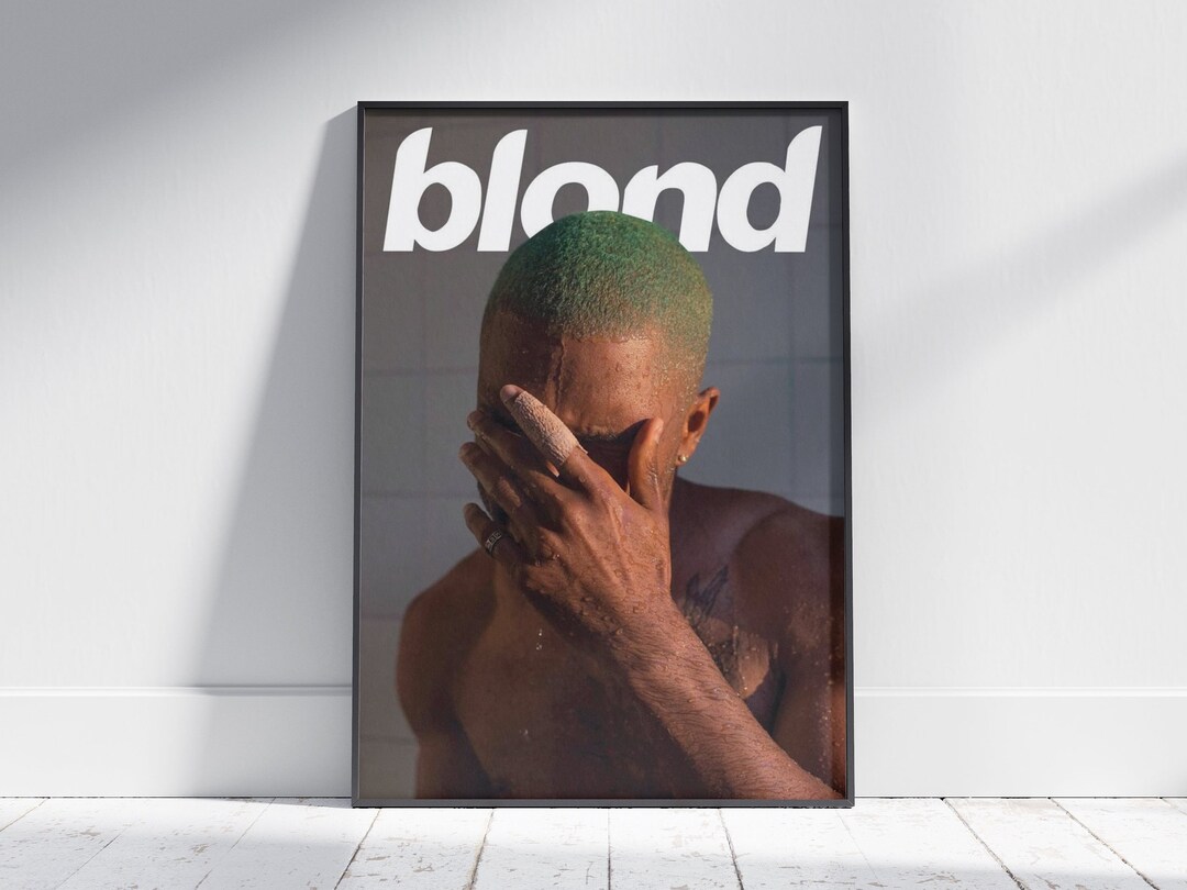 Frank Ocean Poster, Frank Ocean Wall Art, Channel Orange Poster, Blond ...