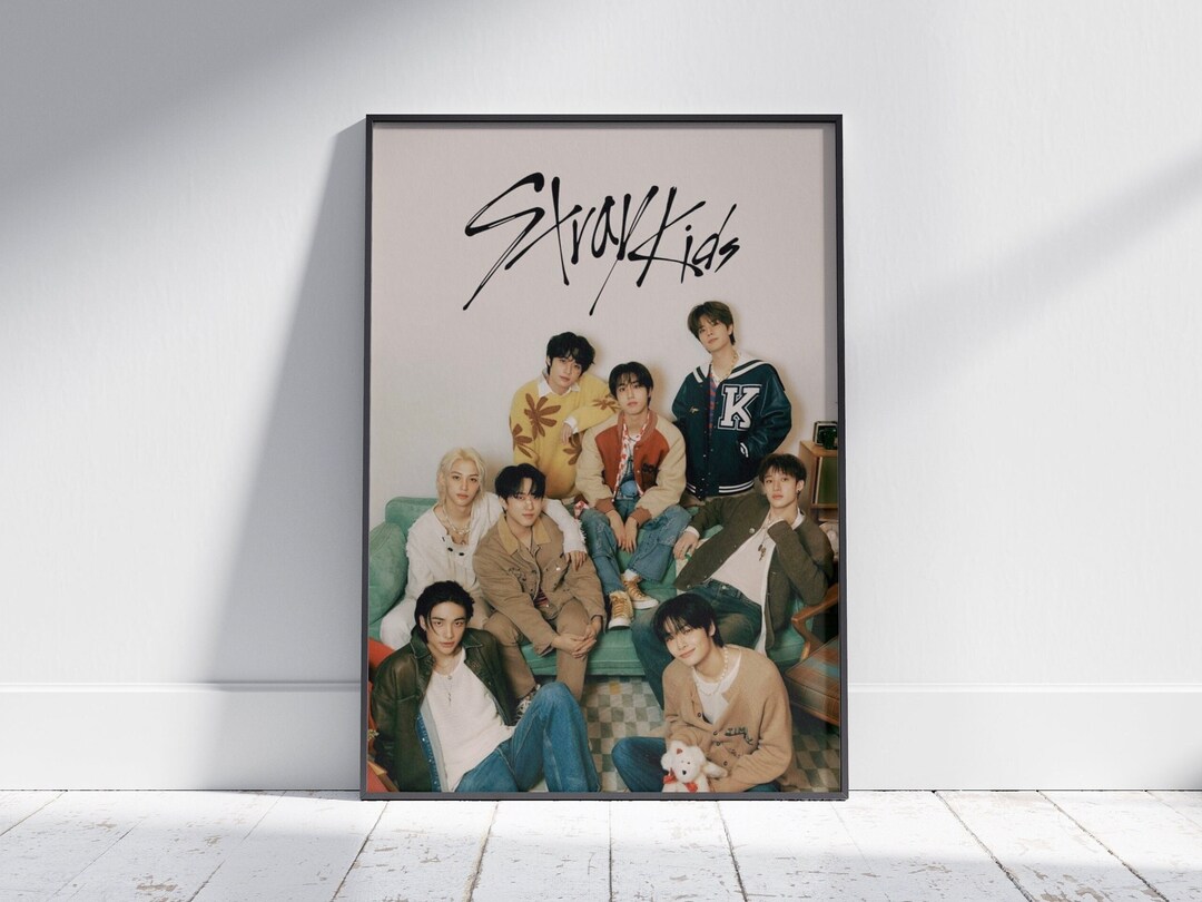 Stray Kids Poster K-pop Wall Art Stray Kids Album Cover Print Stray ...