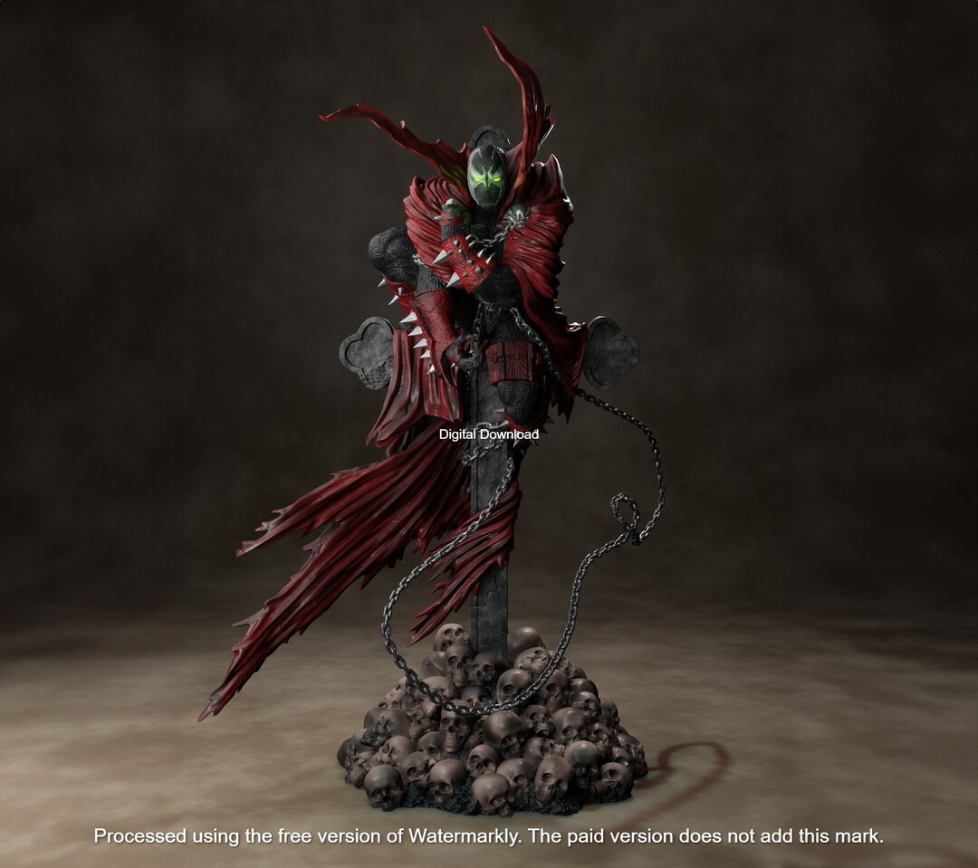 Spawn STL, Spawn 3D Model, Spawn 3D Print Files, Spawn Miniature 1 - Etsy Portugal