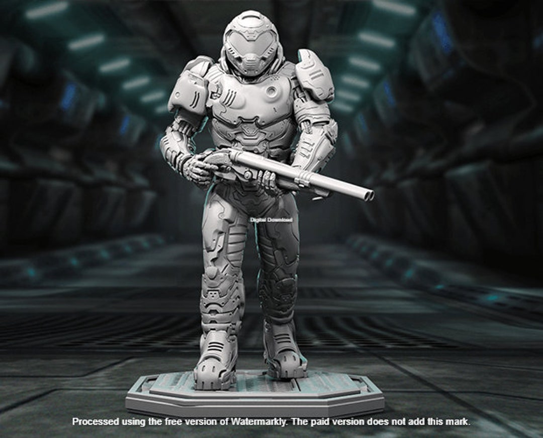 Doomguy STL, Doom Slayer STL, Doom Slayer 3D Model, Doom Slayer 3D Print Files - Etsy Australia