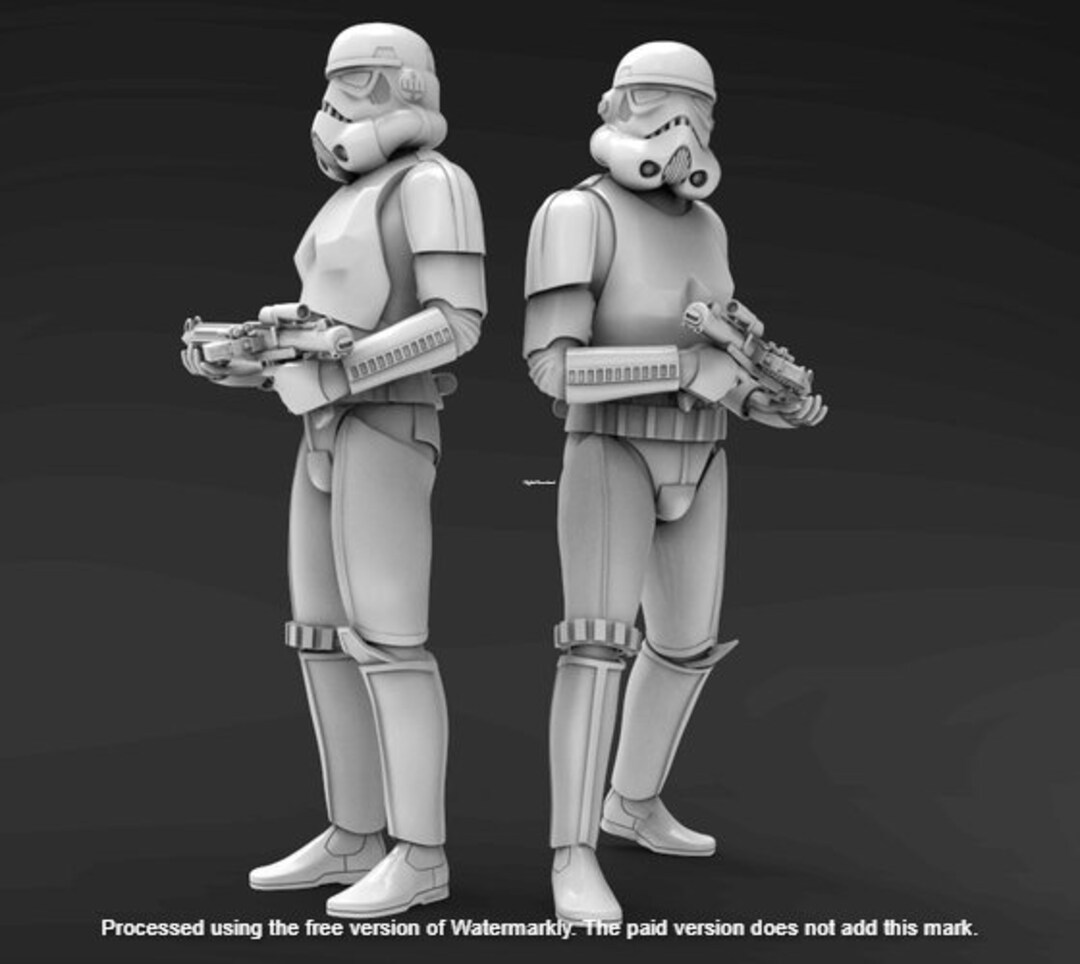 Star Wars STL, Stormtrooper STL, Stormtrooper 3D Model, Stormtrooper 3D ...