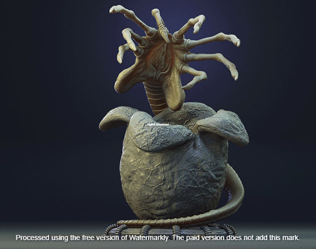 Facehugger STL, Facehugger 3D Model, Facehugger 3D Print Files - Etsy