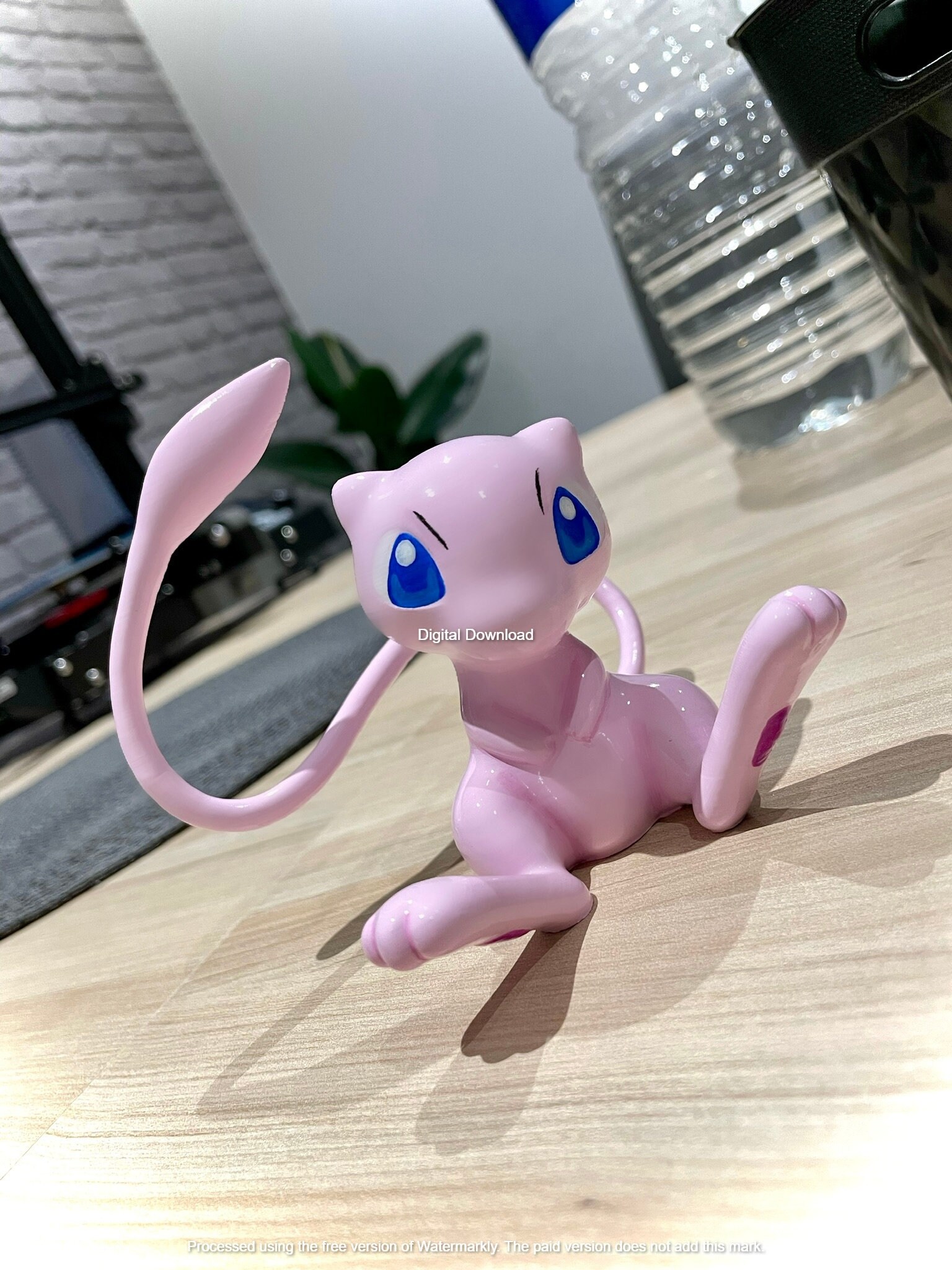 Pokemon STL, Mew STL, Mew 3D Model, Mew 3D Print Files, Mew Miniature 1 ...