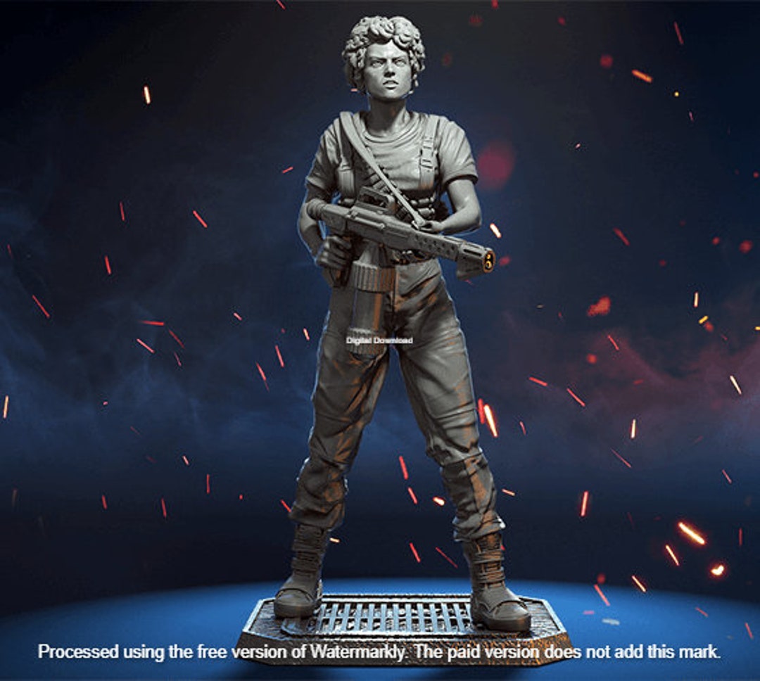 Ellen Ripley STL, Ellen Ripley 3D Model, Ellen Ripley 3D Print Files - Etsy