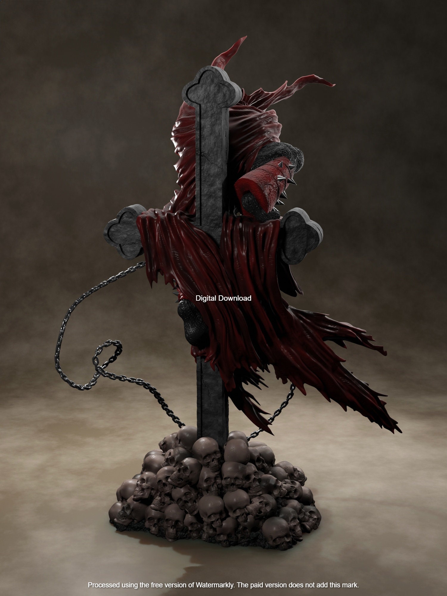 Spawn STL, Spawn 3D Model, Spawn 3D Print Files, Spawn Miniature 1 ...