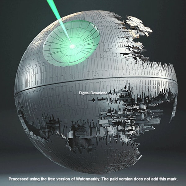 Death Star 3d Print - Etsy