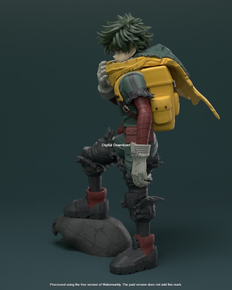 Izuku Midoriya STL, Deku Vigilante STL, Deku Vigilante 3D Model, Deku ...