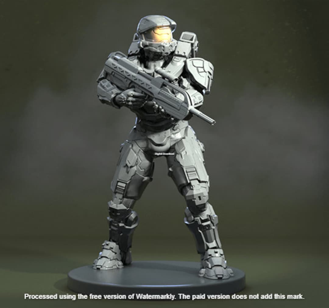 Master Chief STL, Master Chief 3D Model, Master Chief 3D Print Files - Etsy