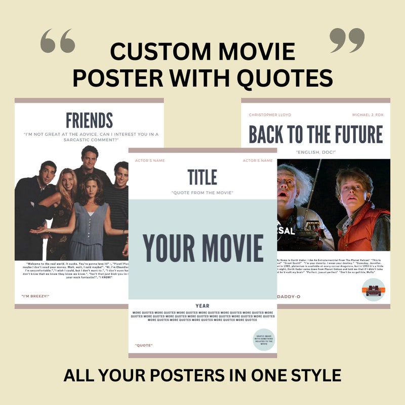 Movie Quote Art - Etsy