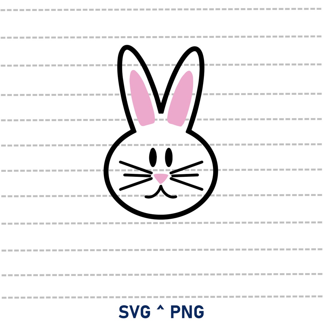 Bunny Head Svg Easter Bunny Svg Easter Svg Bunny Svg Rabbit Svg Bunny ...